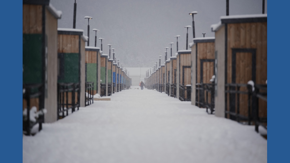 Behind the scenes of Cortina’s trailer-park Olympic Village: 400 mobile ...