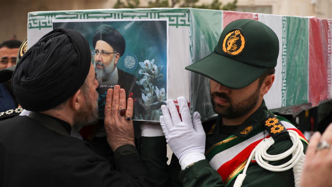 Funerals begin for Iran's president after deadly helicopter crash ...