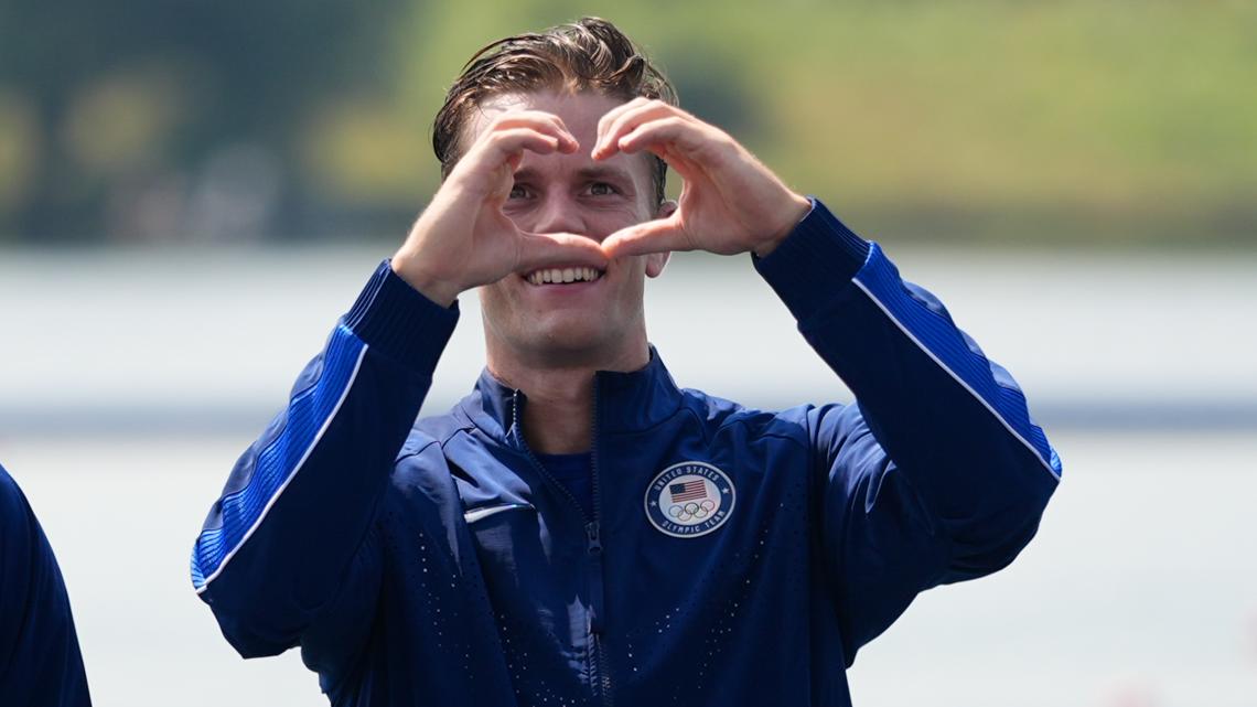 Olympic rower Justin Best proposes to girlfriend live on TODAY | ktvb.com