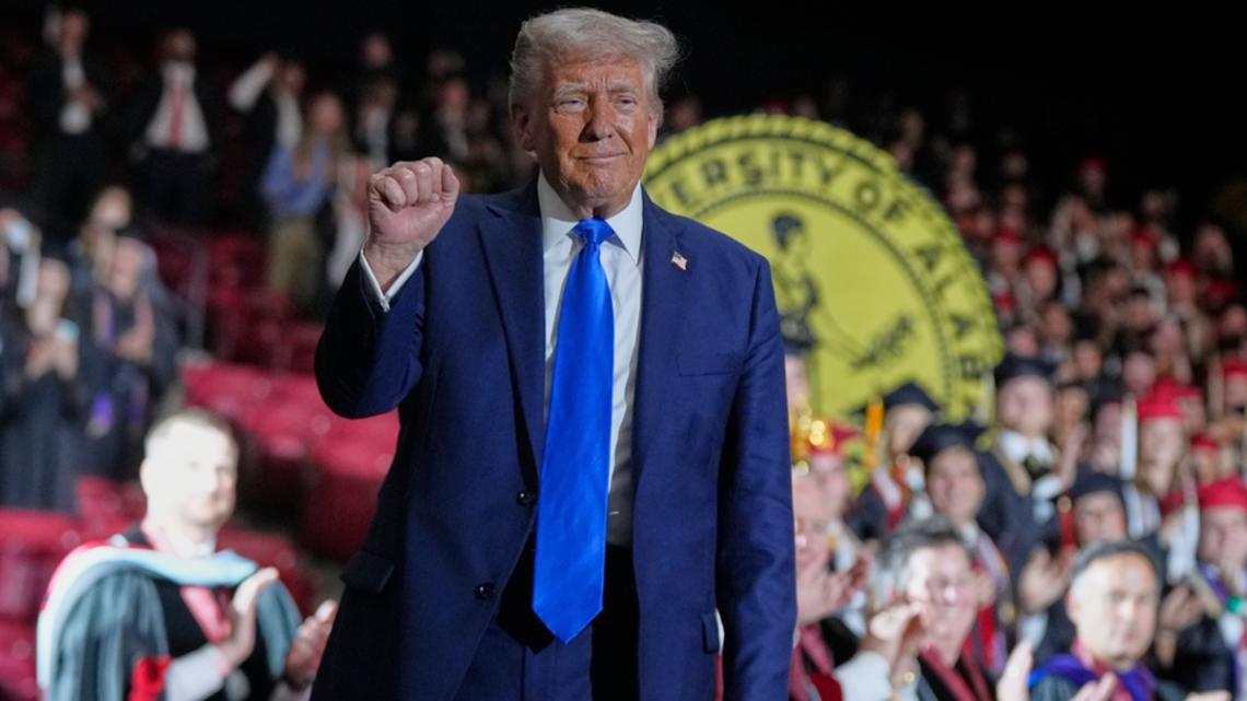 Trump delivers speech at University of Alabama | ktvb.com