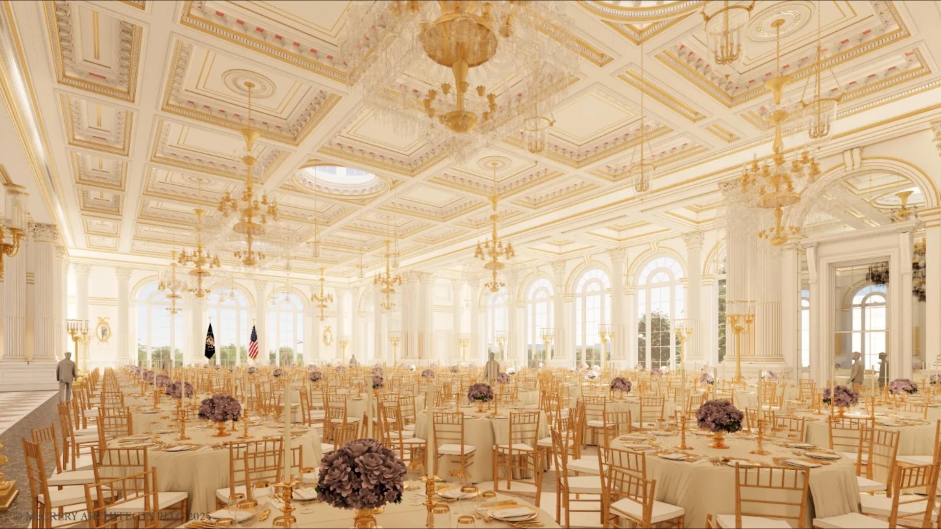 Trump to build a new 90,000-square-foot White House ballroom | ktvb.com