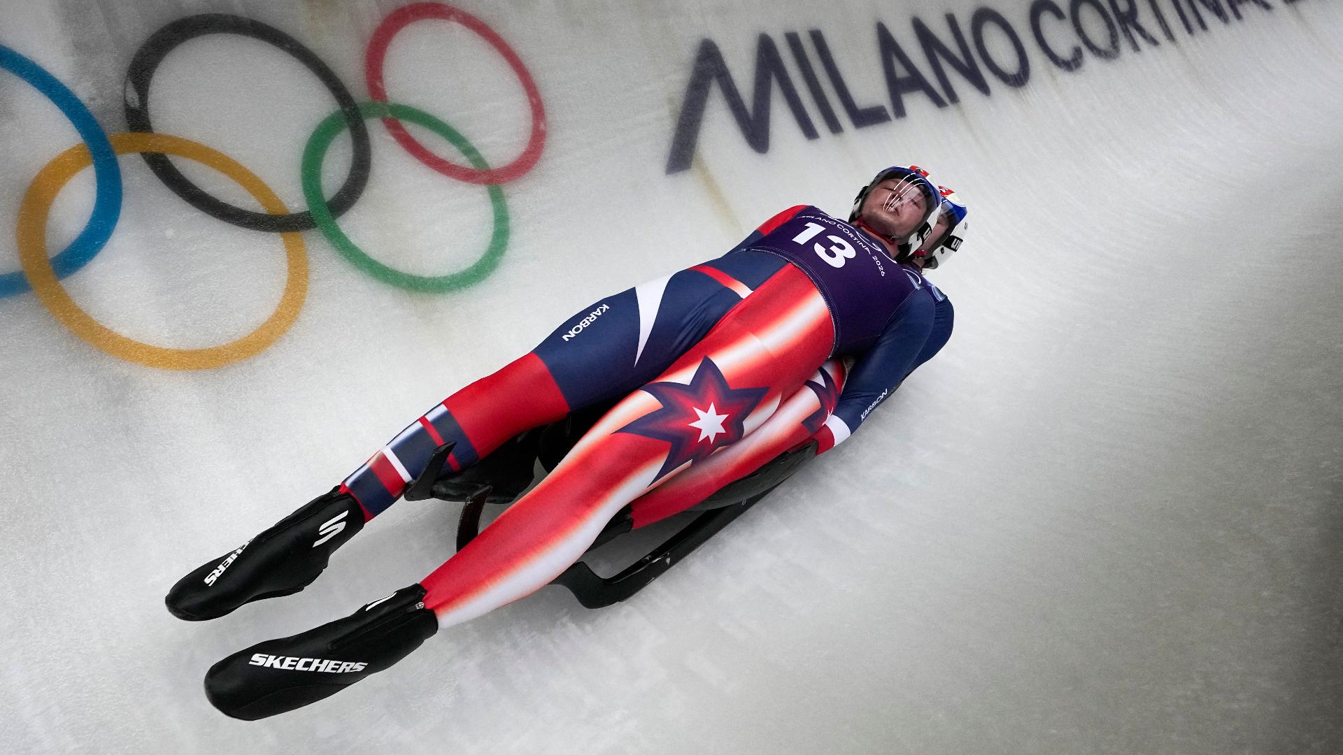 What happened during men's doubles luge at the Olympics? | ktvb.com