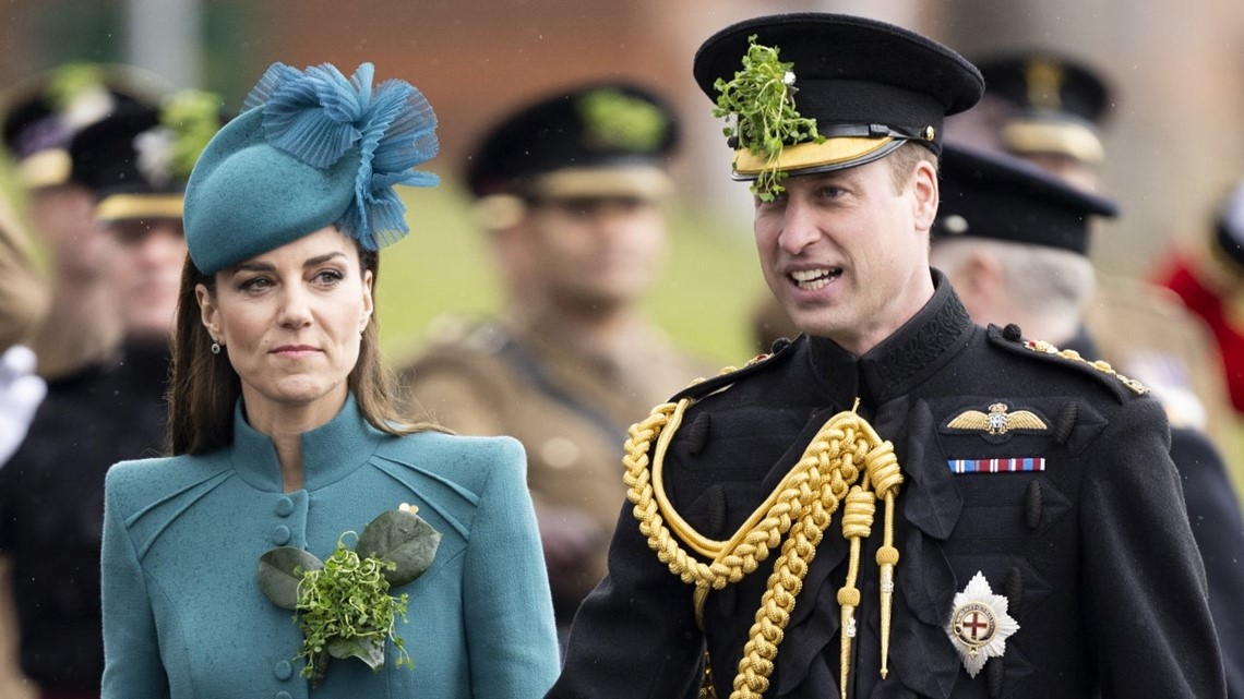 Kate Middleton and Prince William Go Green for St. Patrick's Day Parade ...