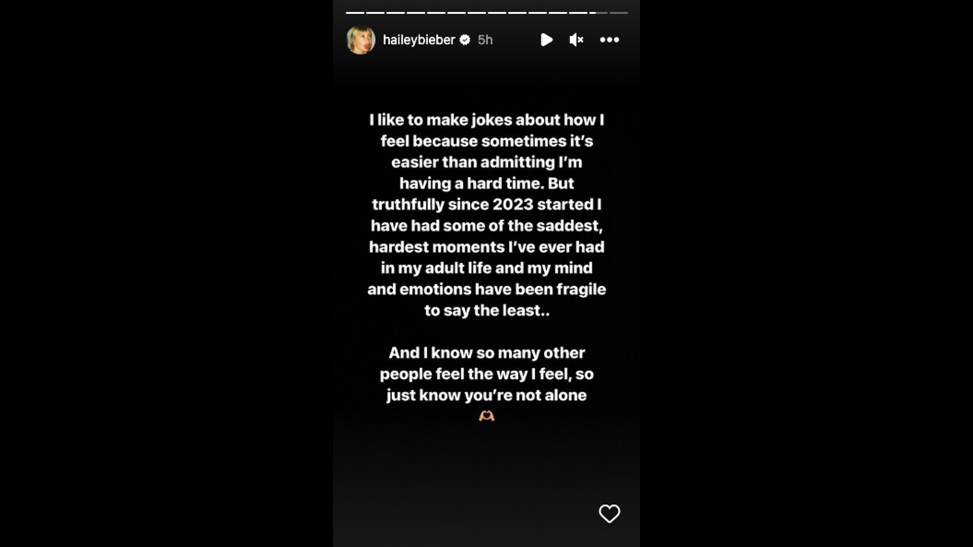 Hailey Bieber Says This Year Has Brought 'Some of the Saddest, Hardest ...