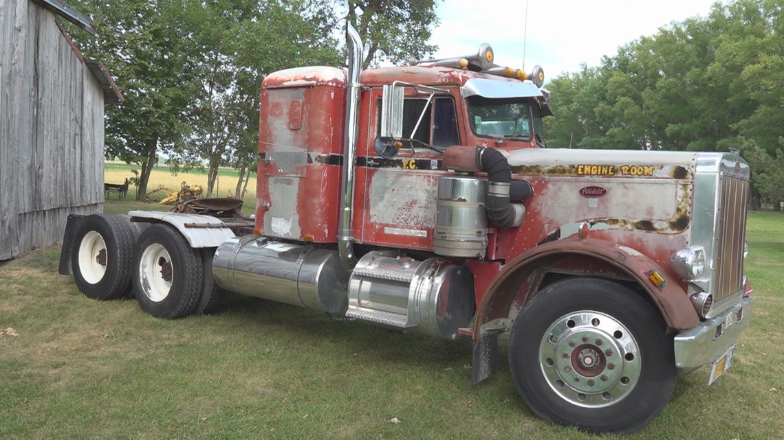 Truck driver reunited with grandfather's rig in Minnesota | ktvb.com