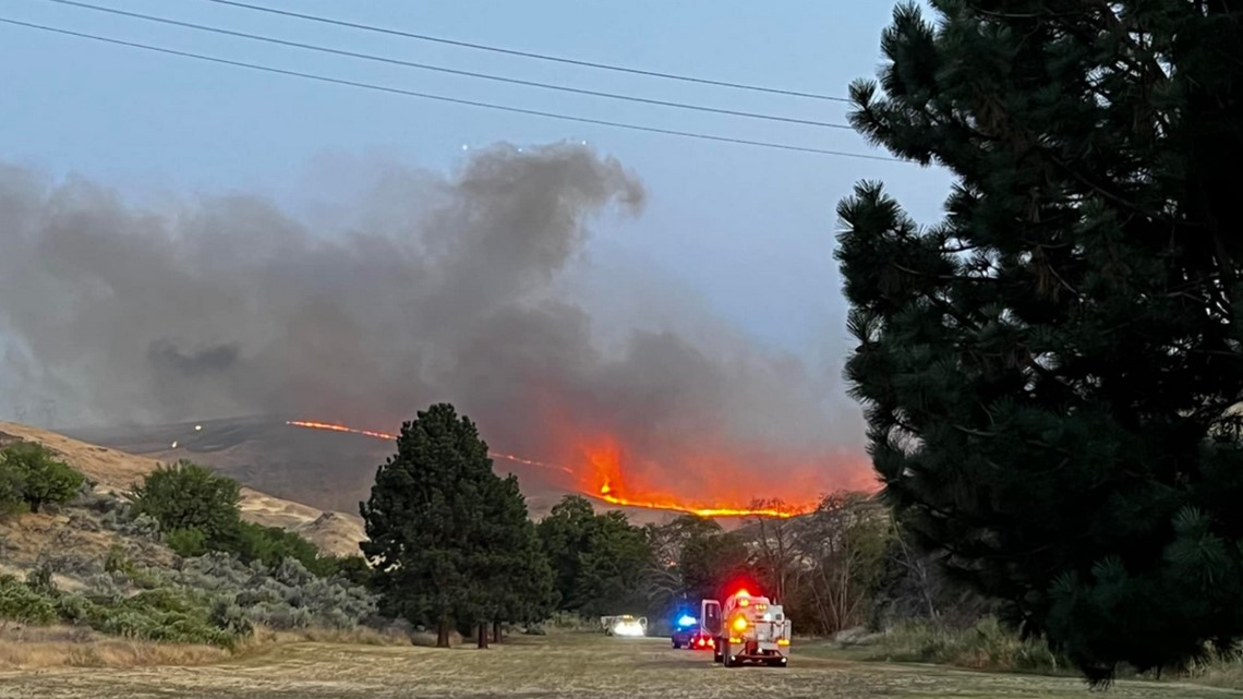 Fire burns east of The Dalles, sparked by camp stove | ktvb.com