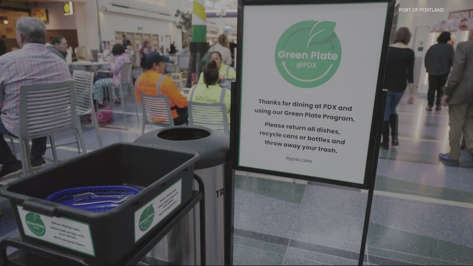 Portland airport relaunches Green Plate program, aiming to cut 33K ...