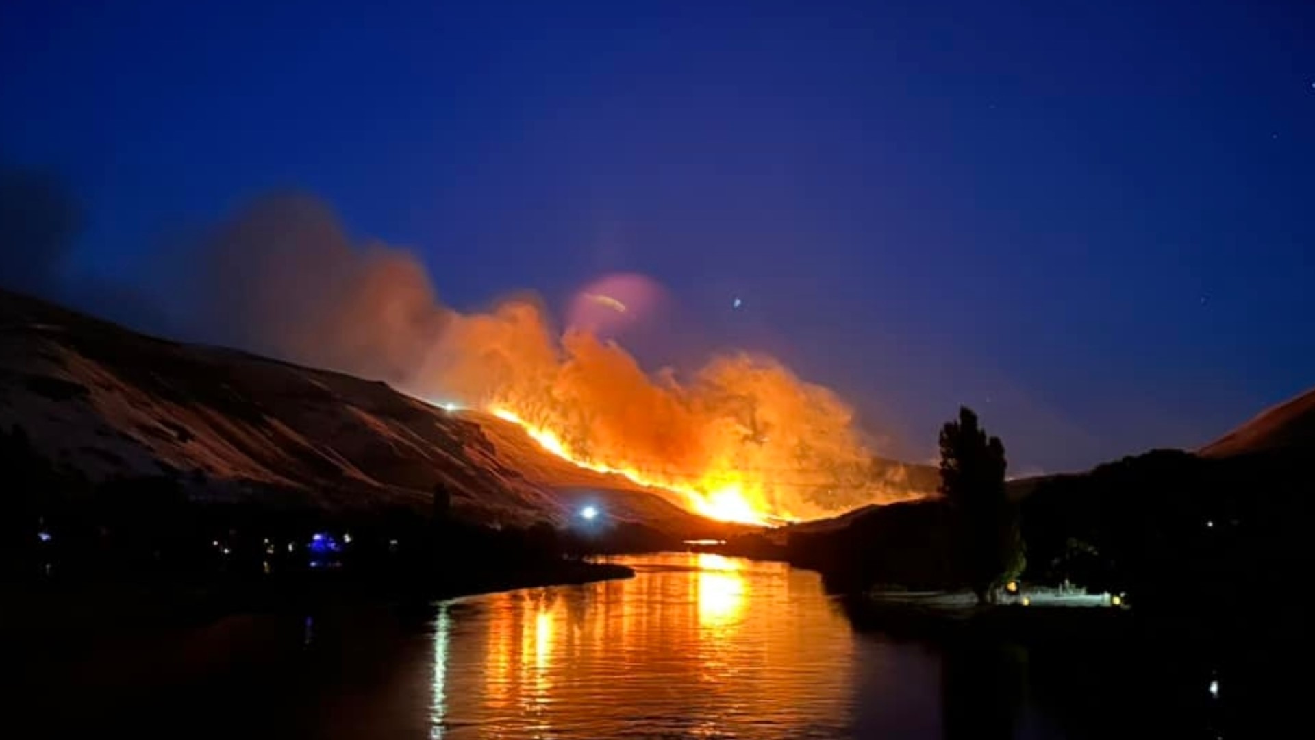 Fire burns east of The Dalles, sparked by camp stove | ktvb.com