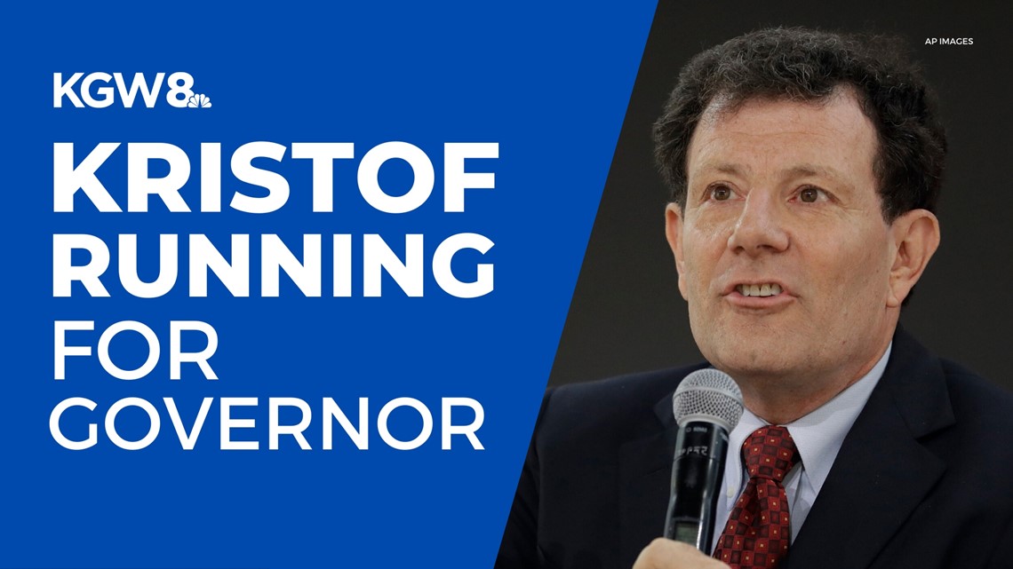 Nicholas Kristof running for Oregon governor | ktvb.com