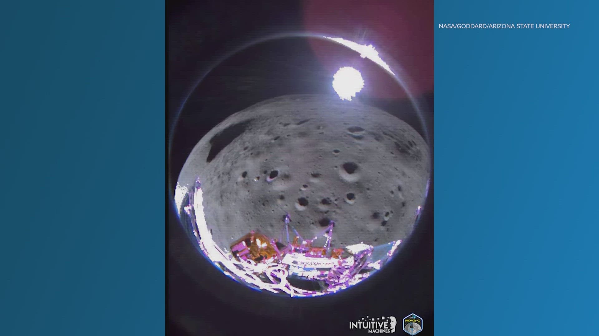 Lunar lander sends new images from the moon's surface | ktvb.com