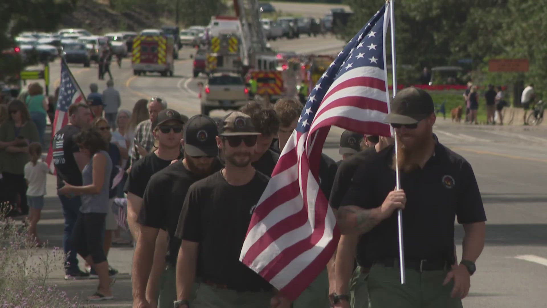 Coeur d'Alene community honors fallen firefighter John Morrison | ktvb.com