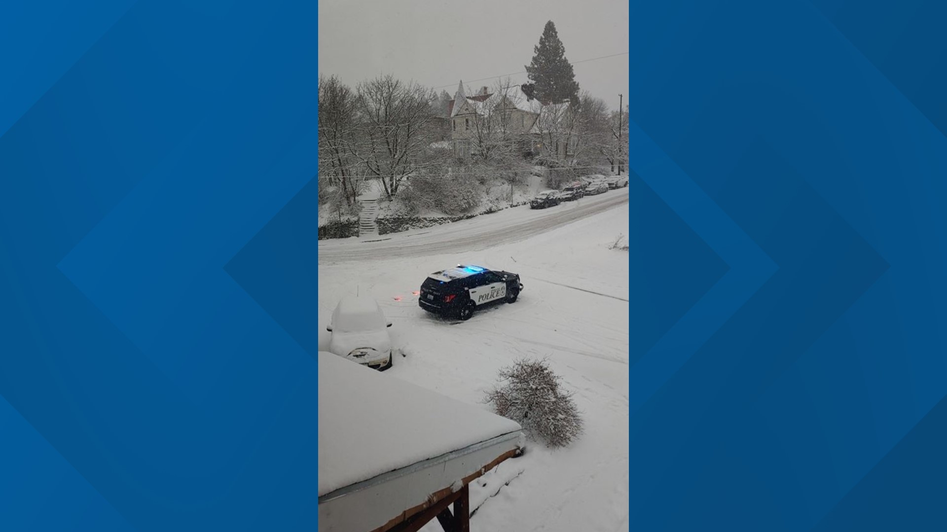 Slick roads in Spokane on Monday after record-setting snowfall | ktvb.com