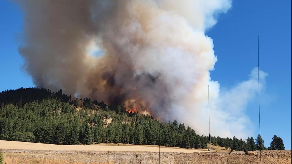 Evacuations lifted after wildfire near Plummer | ktvb.com