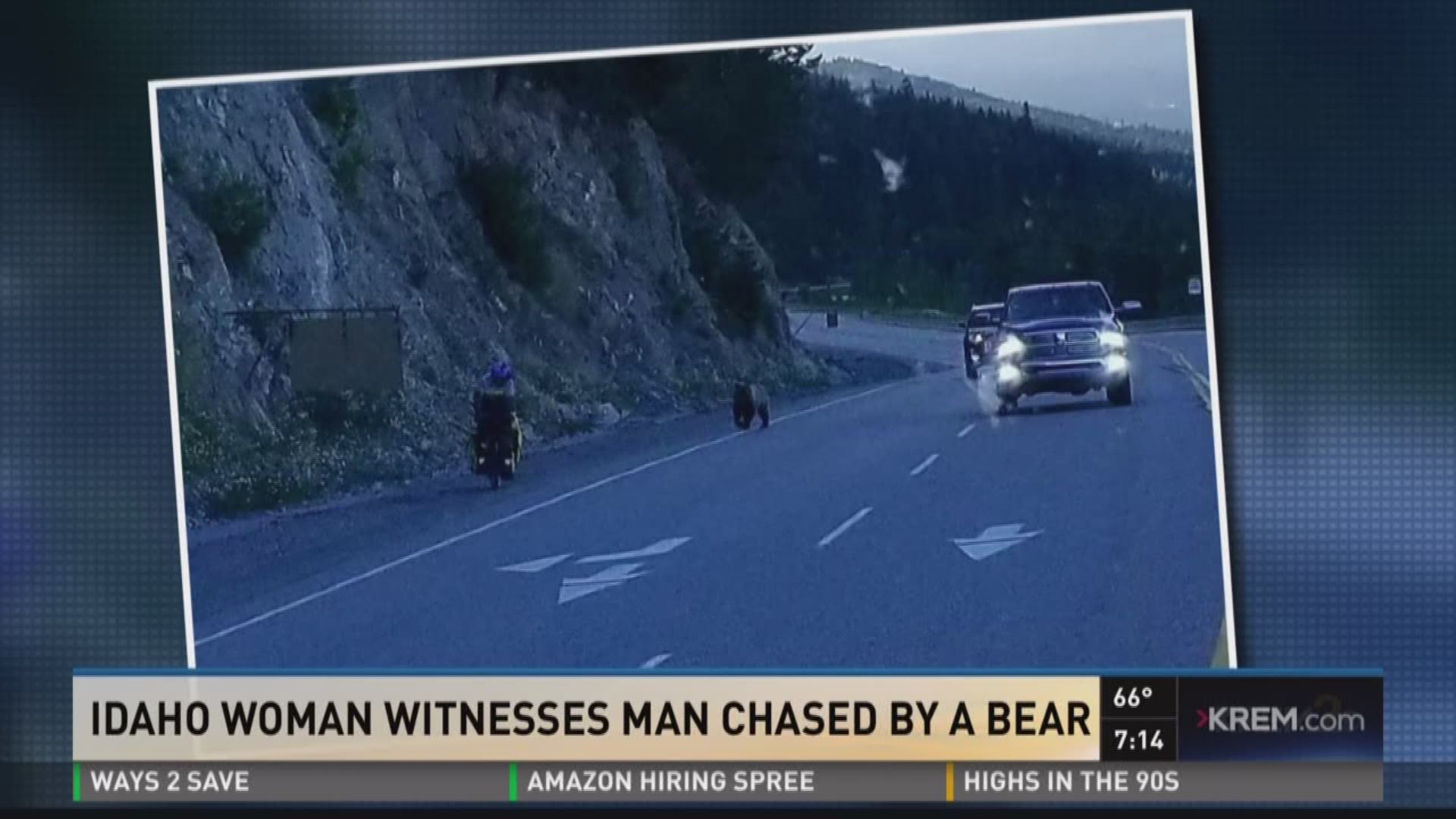 Idaho couple snaps photos of grizzly bear chasing a cyclist | ktvb.com