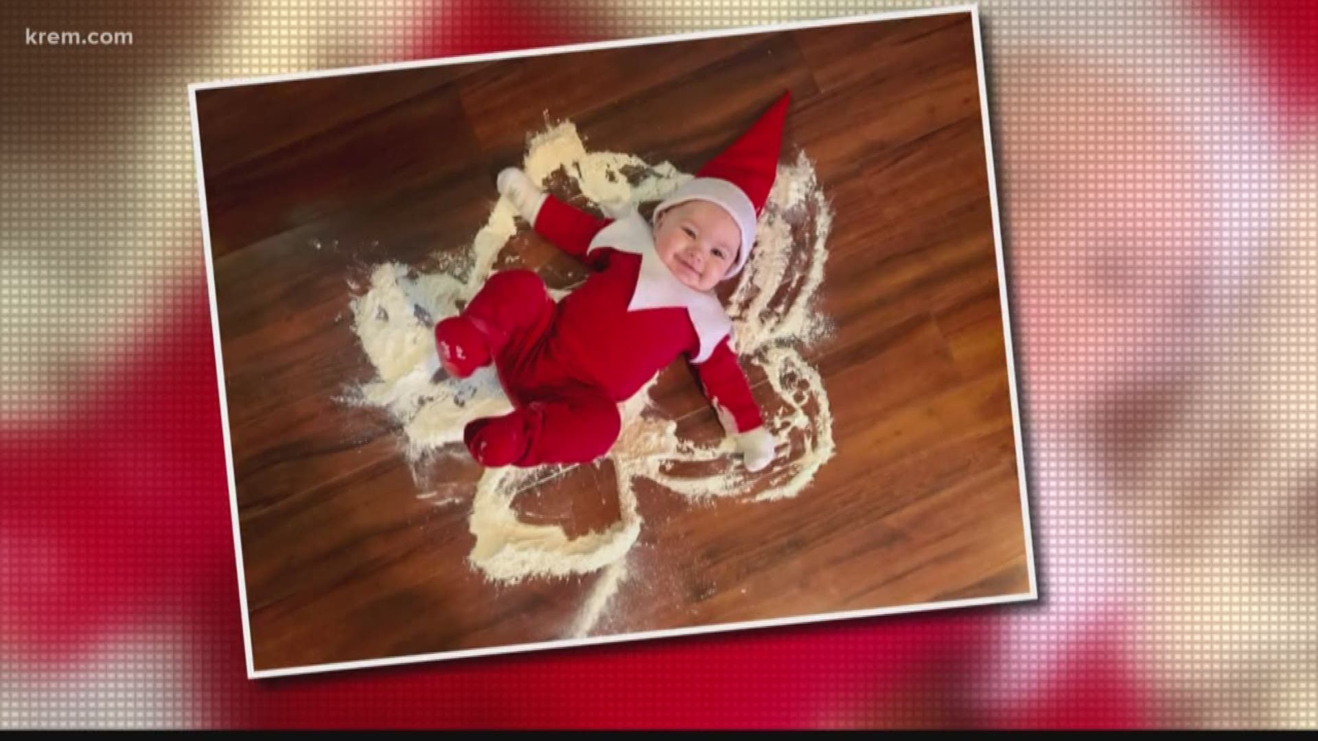 Couple turns 6-month-old son into real life Elf on the Shelf | ktvb.com