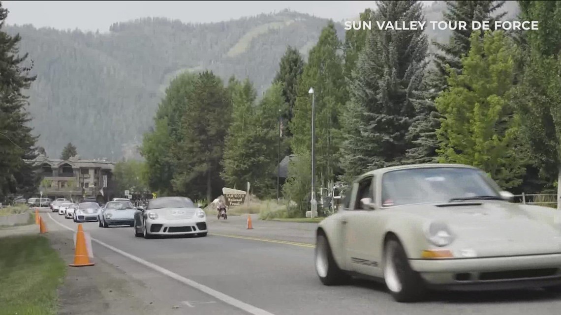 Luxury sports cars race in Sun Valley Tour de Force | ktvb.com