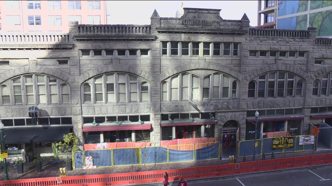 Boise city steps in to repair Union Block Building, it's been closed ...