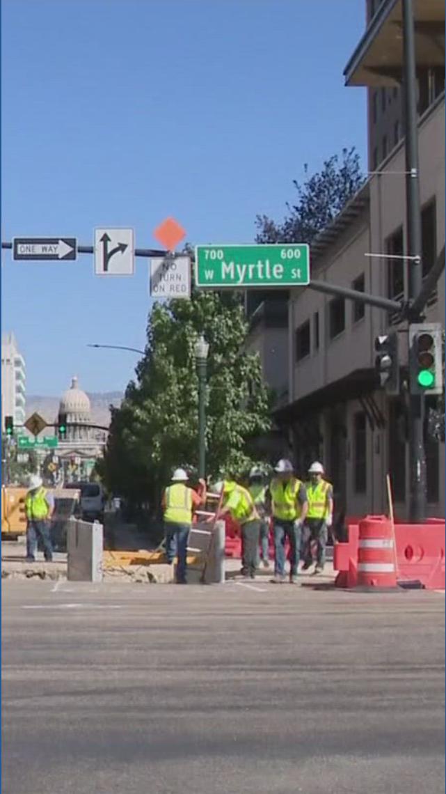 Boise geothermal break closes section of Capitol Boulevard, Myrtle ...