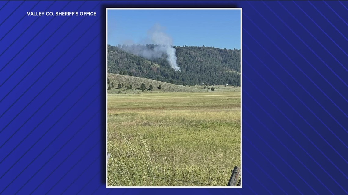 The Sixty fire is burning near Cascade | ktvb.com