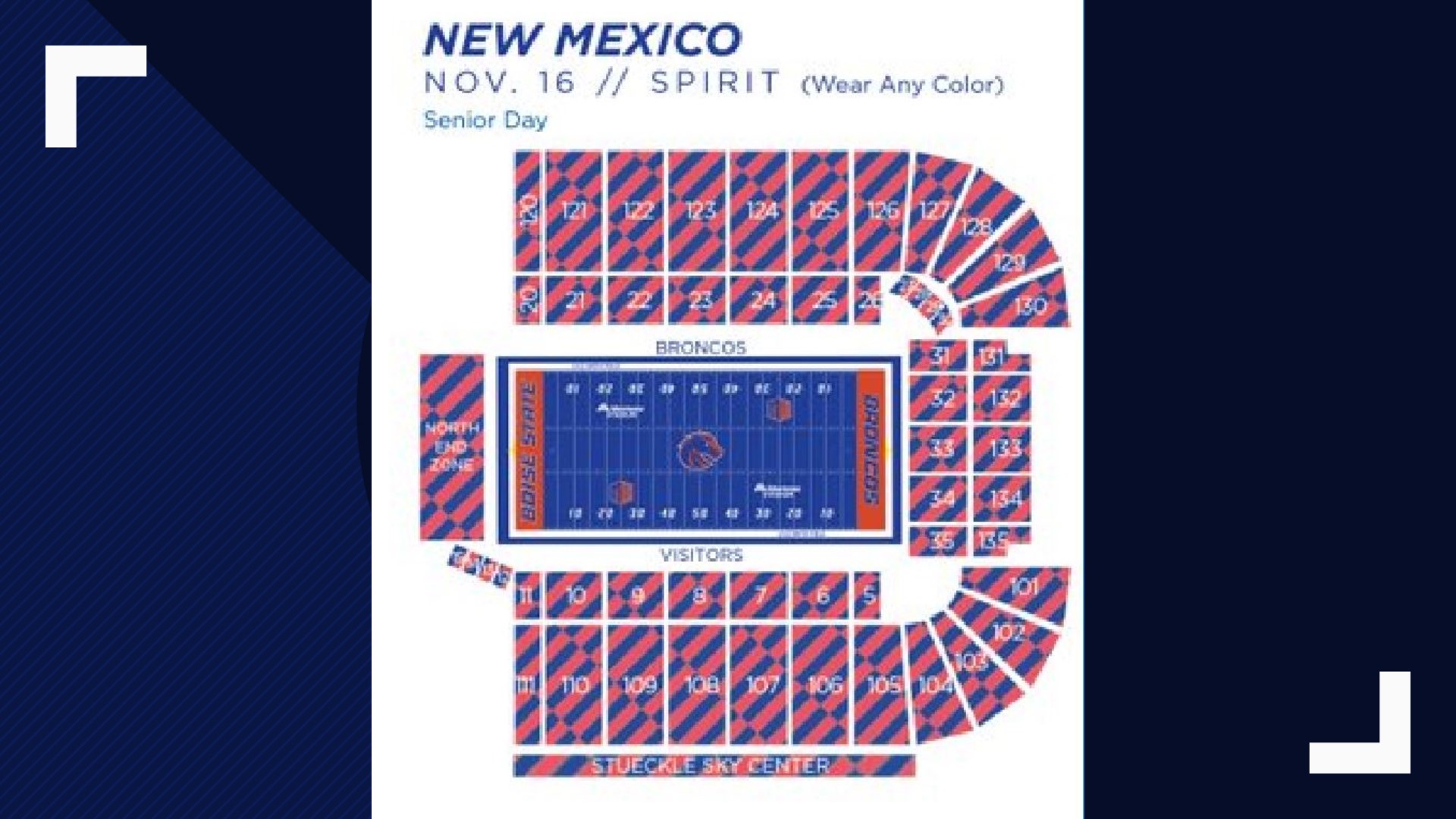 Boise State Football releases fan color schemes for 2019 season home ...