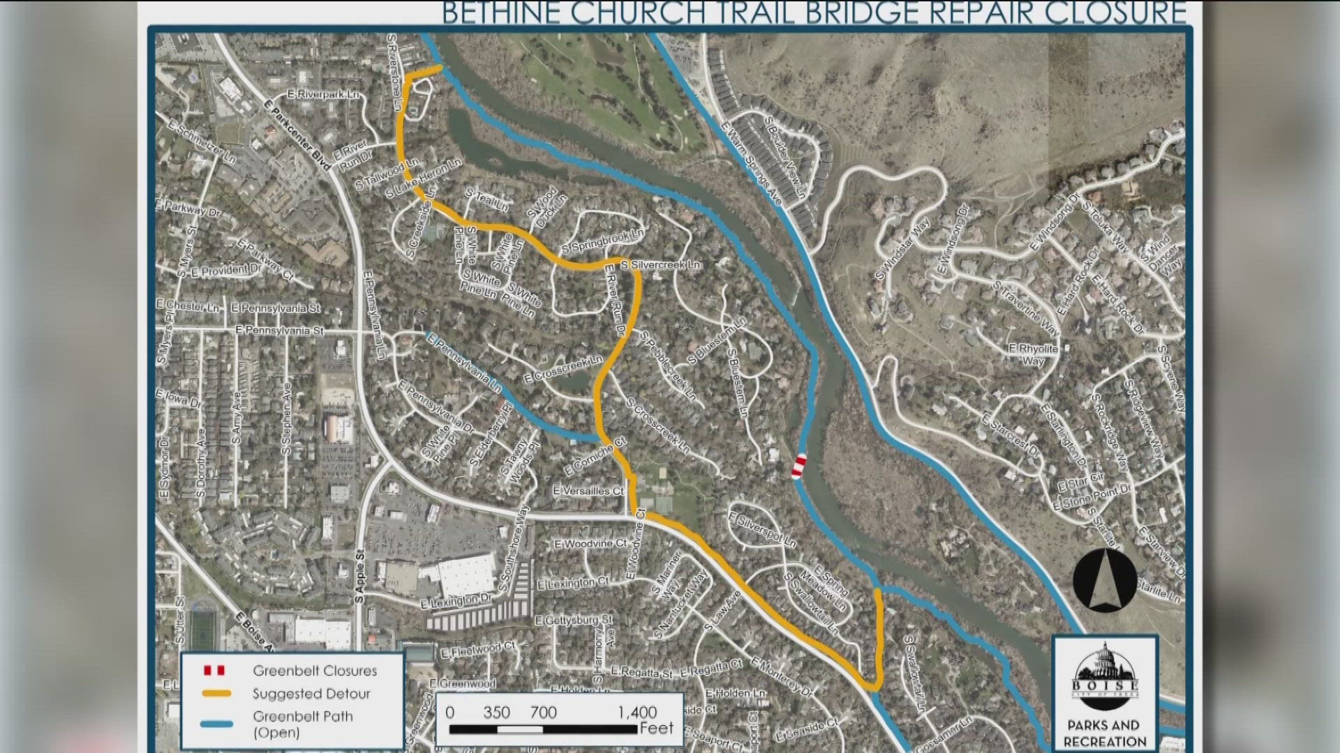 Greenbelt River Trail to close for bridge repairs starting Jan. 26 ...
