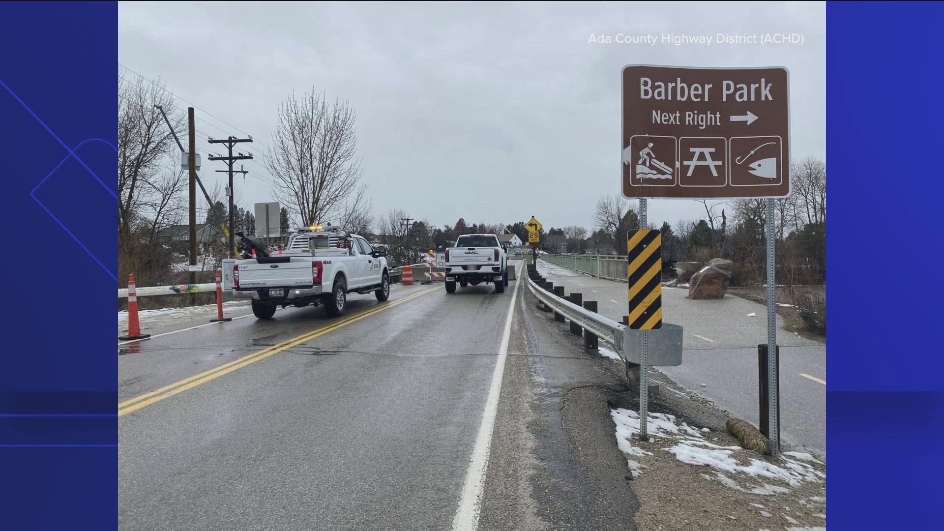 Eckert Road Bridge repairs progress as crews complete concrete work ...