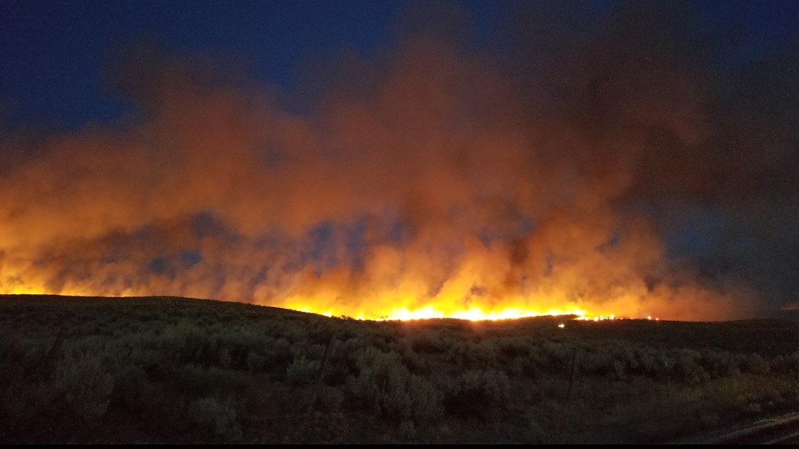 Crews making progress on new range fires burning along Ada-Elmore ...