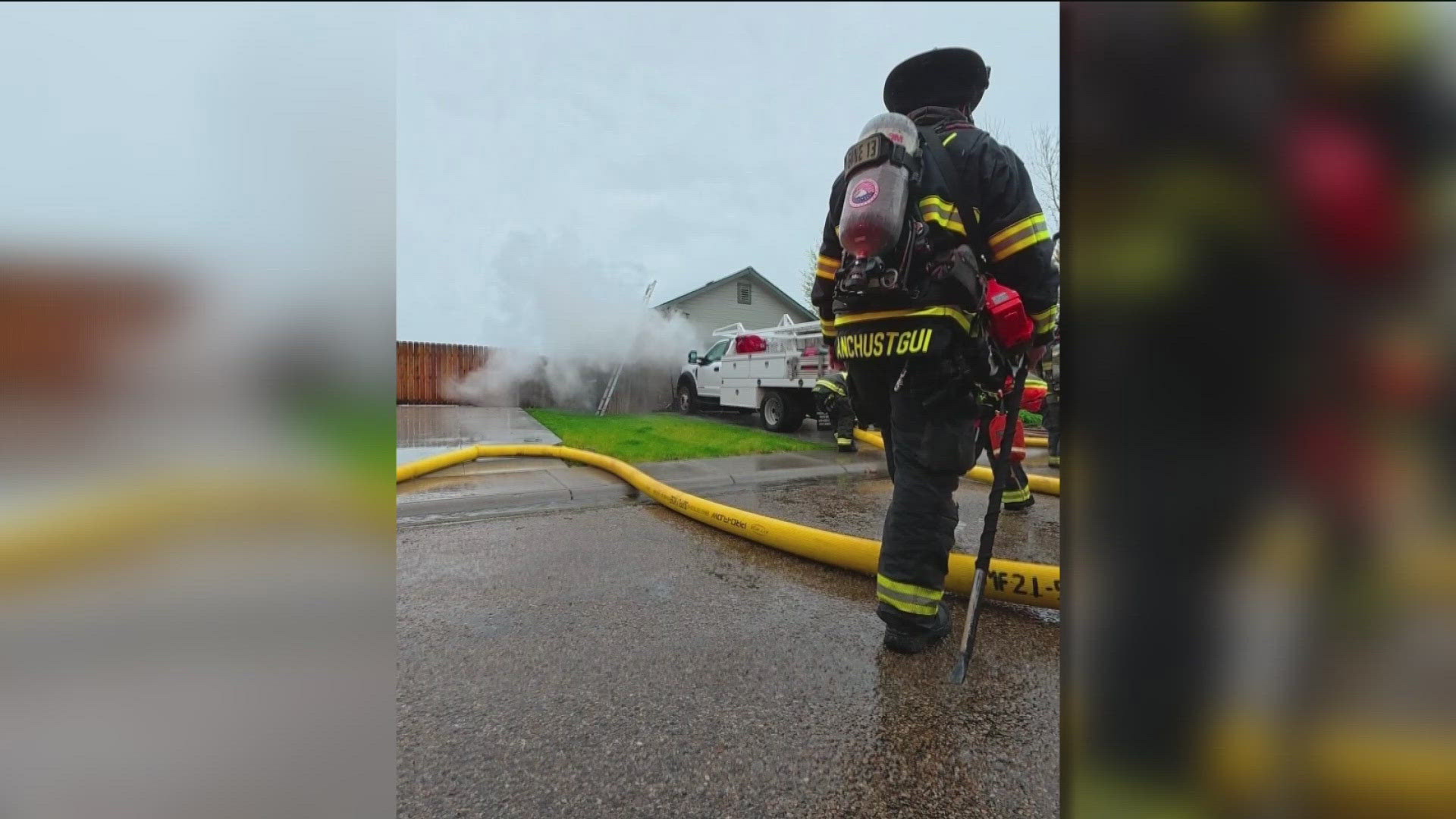 Middleton firefighters contain garage fire | ktvb.com
