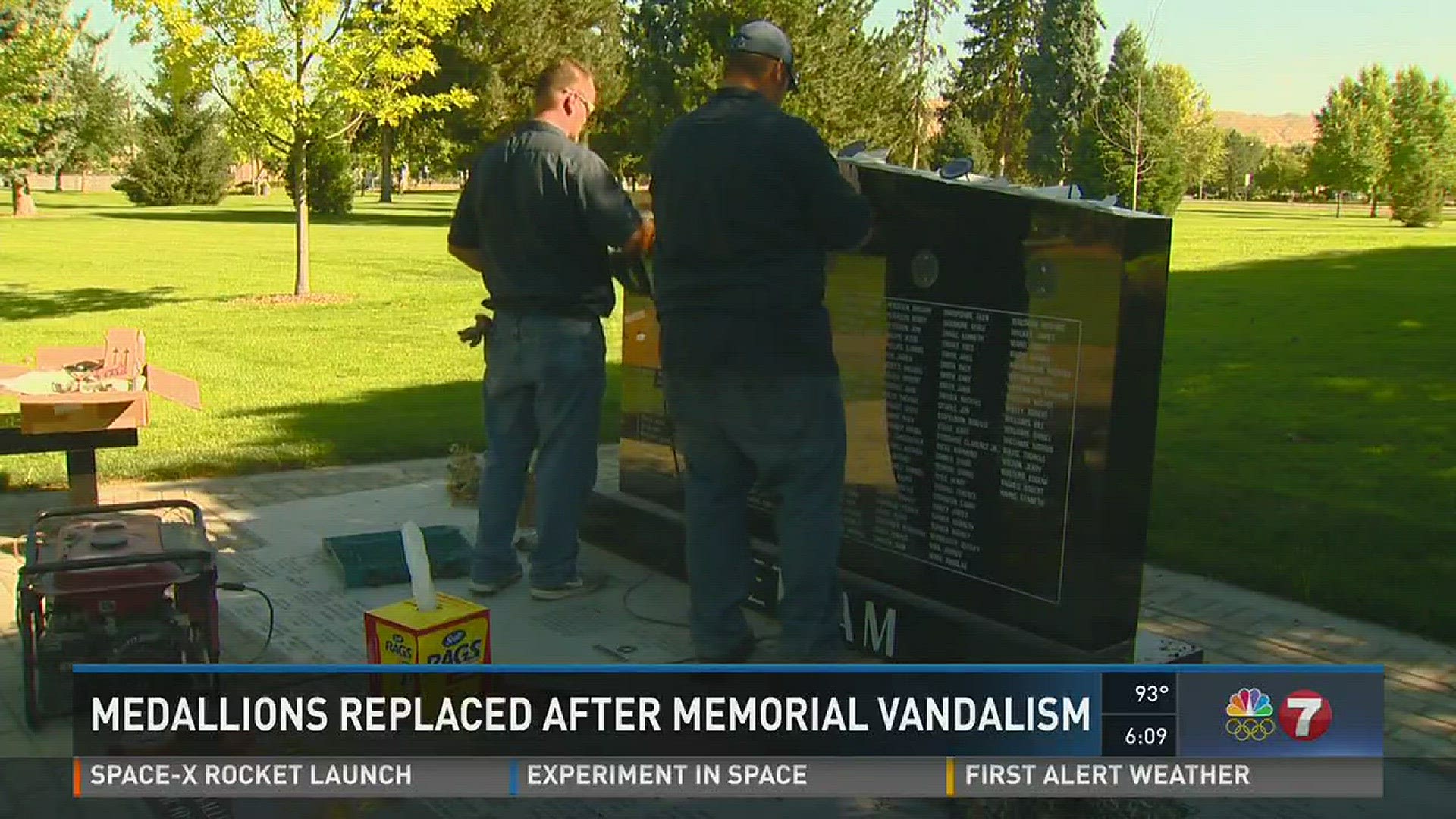 New medallions installed at Vietnam Veterans Memorial | ktvb.com