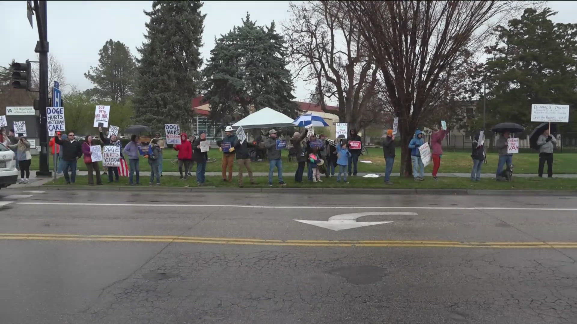 DOGE VA budget cuts spark picket in Idaho | ktvb.com