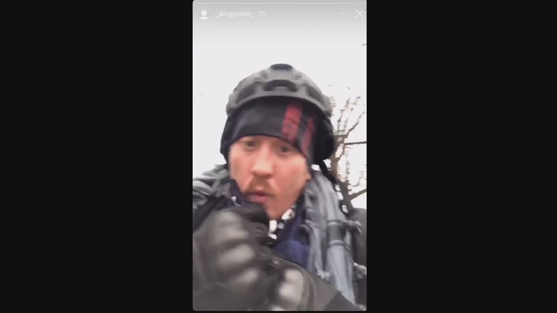 Videos: Idaho resident Josiah Colt posts on social media after joining ...