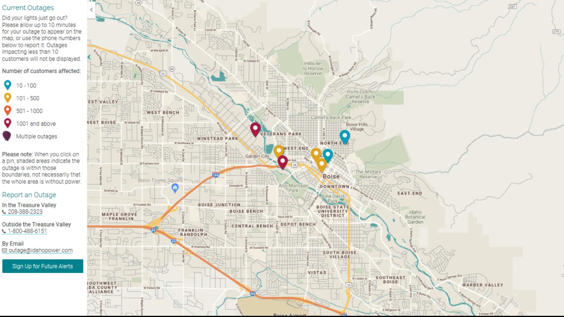 Power restored to thousands in Boise | ktvb.com