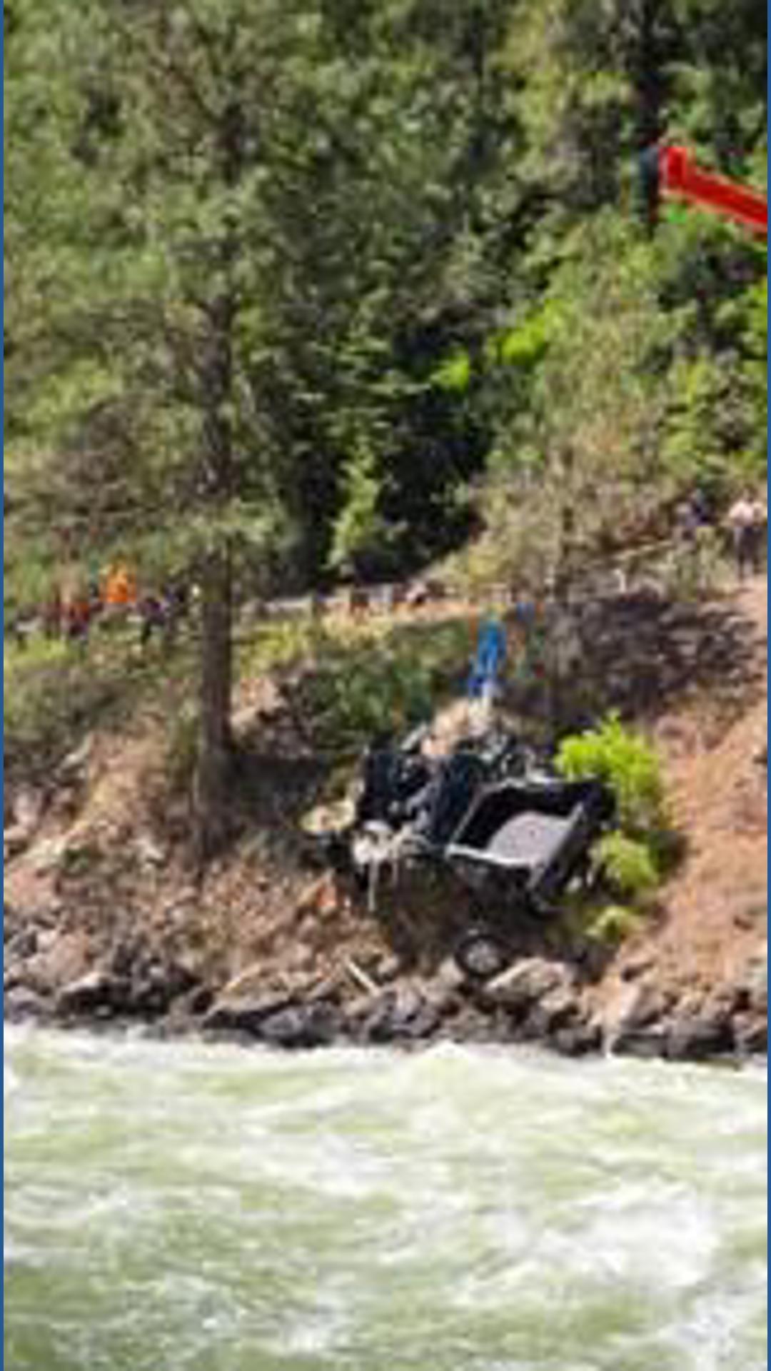 Crews recover pickup from Payette River on Highway 55 | ktvb.com
