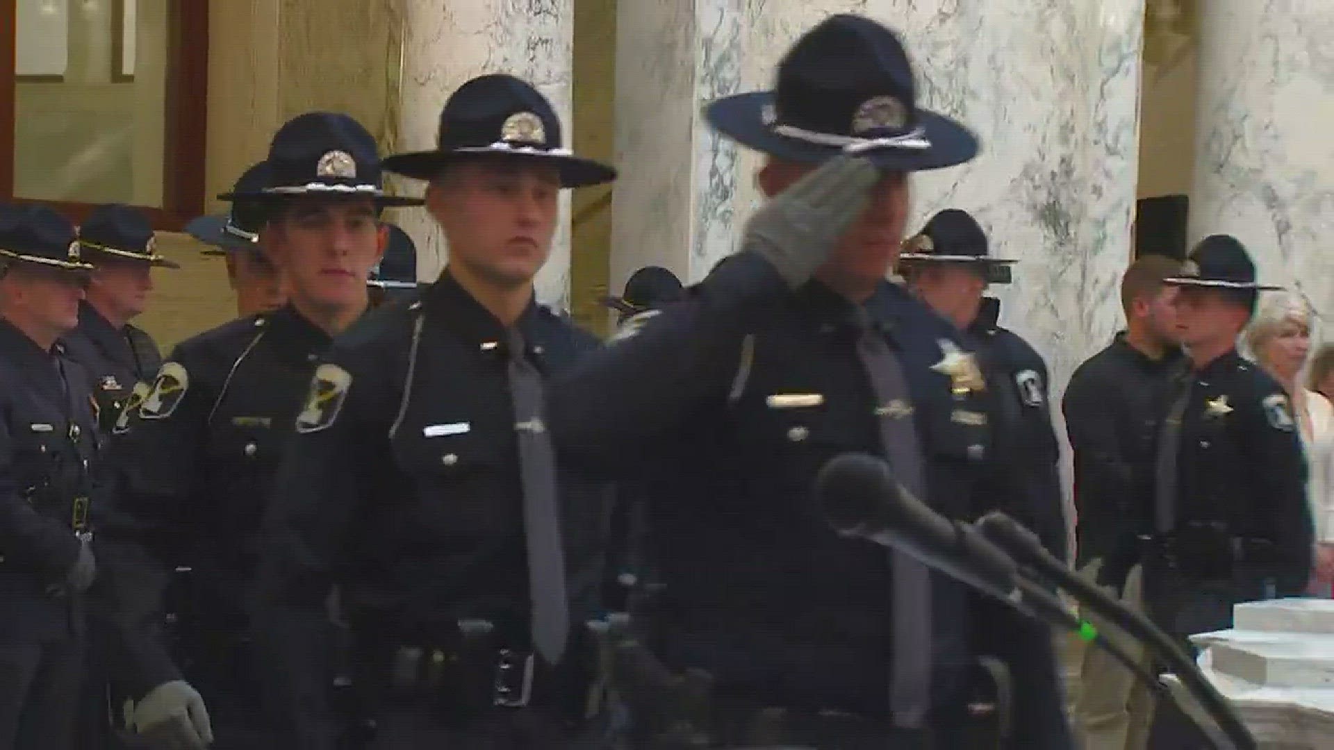 27 new ISP troopers receive their badges | ktvb.com