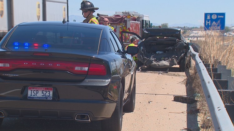 Nampa man injured in I-84 crash | ktvb.com