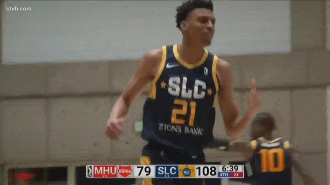 Boise State alum Derrick Alston Jr. chasing NBA dreams in Salt Lake ...