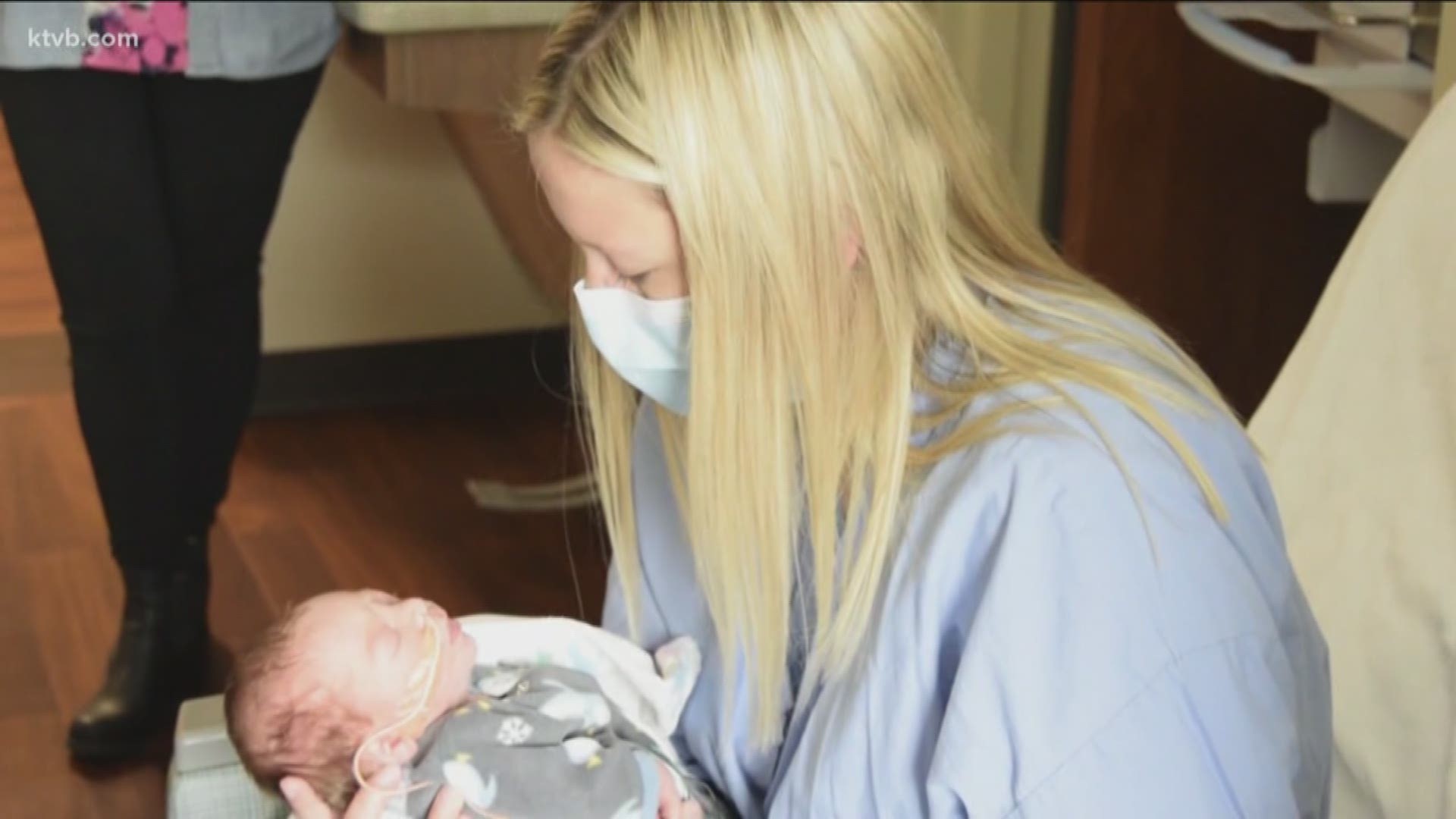 Parents of premature newborn name son after supportive nurse | ktvb.com