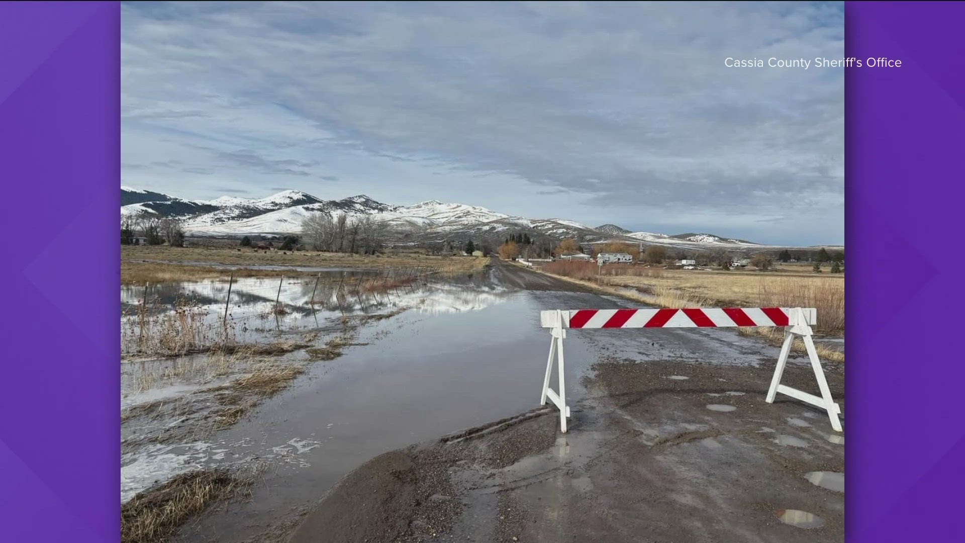 Areas of Cassia County experiencing large amounts of flooding, blocked ...