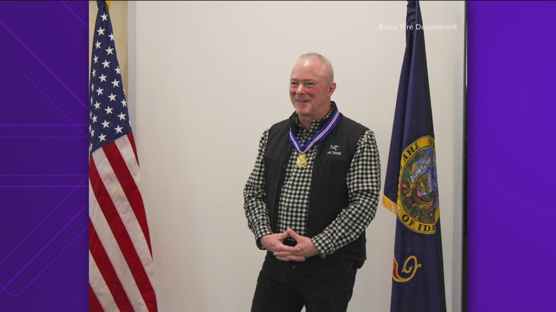 Former Boise Fire Chief honored with medal on Friday | ktvb.com