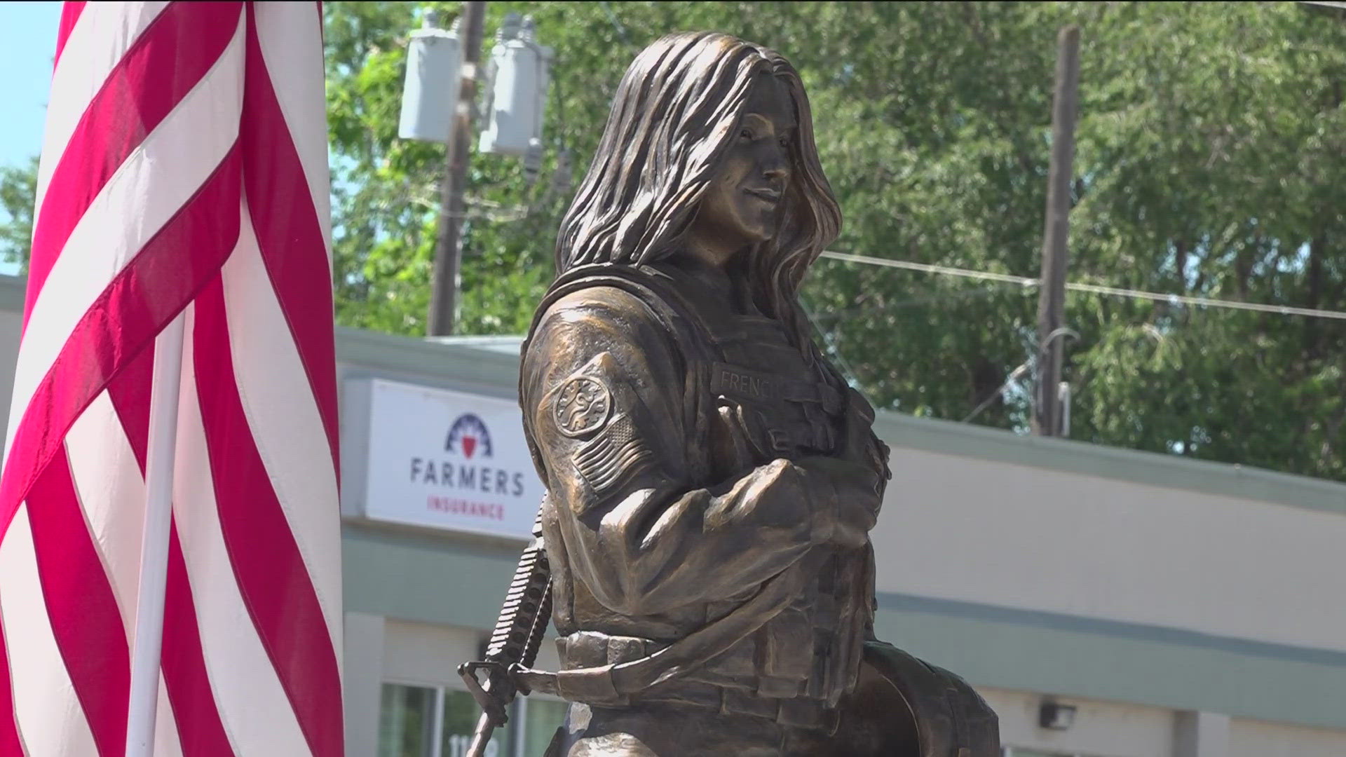 Corporal Carrie French honored in Caldwell with new statue | ktvb.com