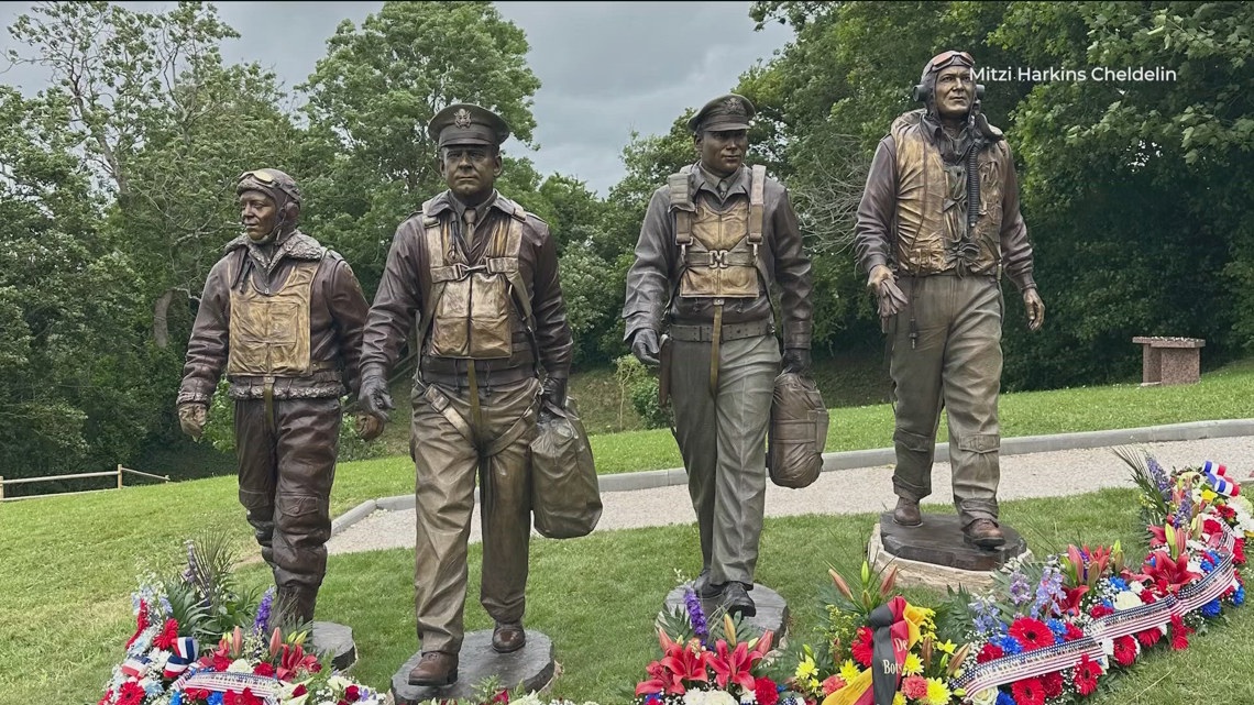 Honoring aviation heroes of D-Day | Boise sculptor creates 4 statues ...