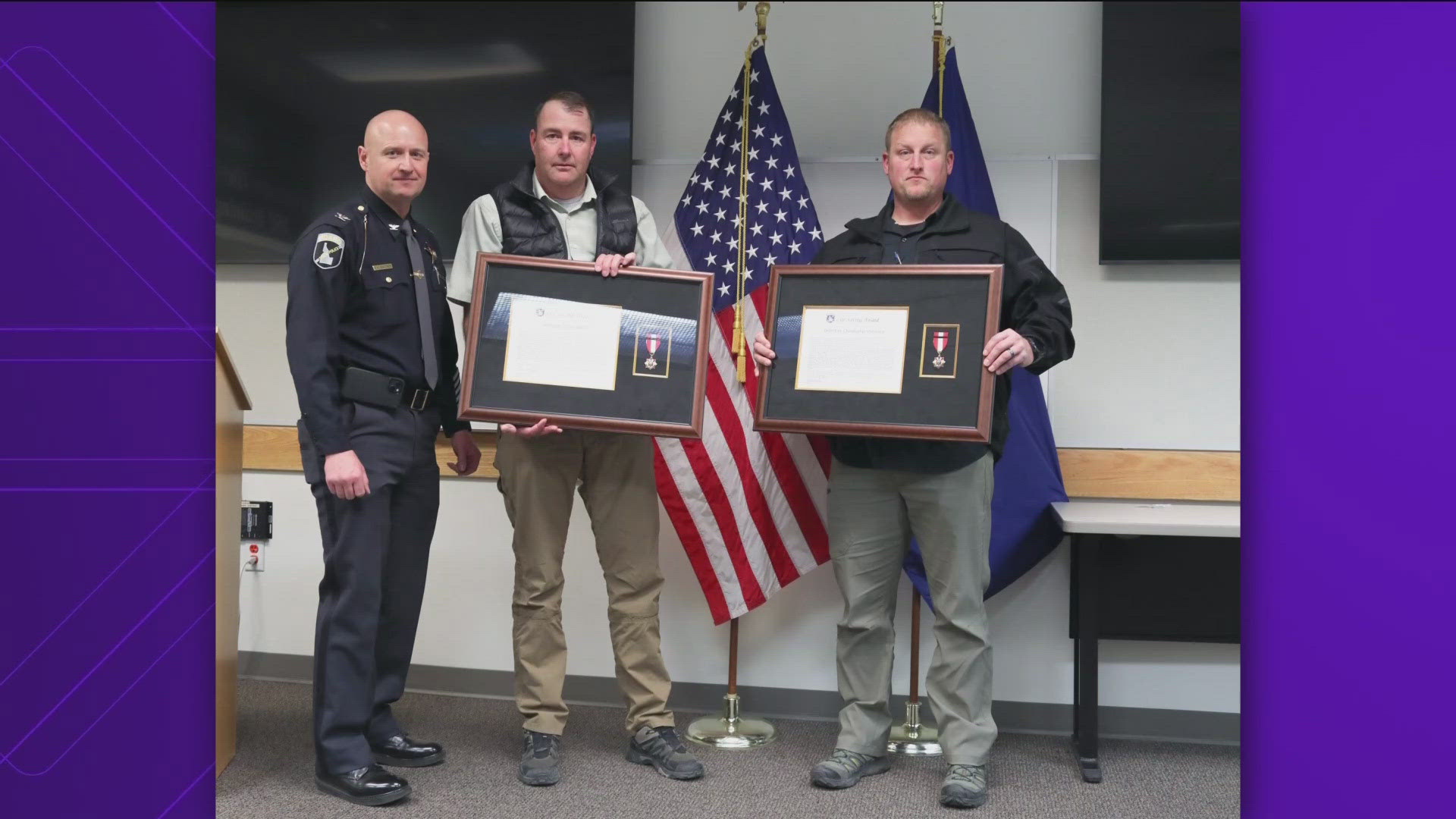 Idaho State Police detectives honored for life-saving actions | ktvb.com