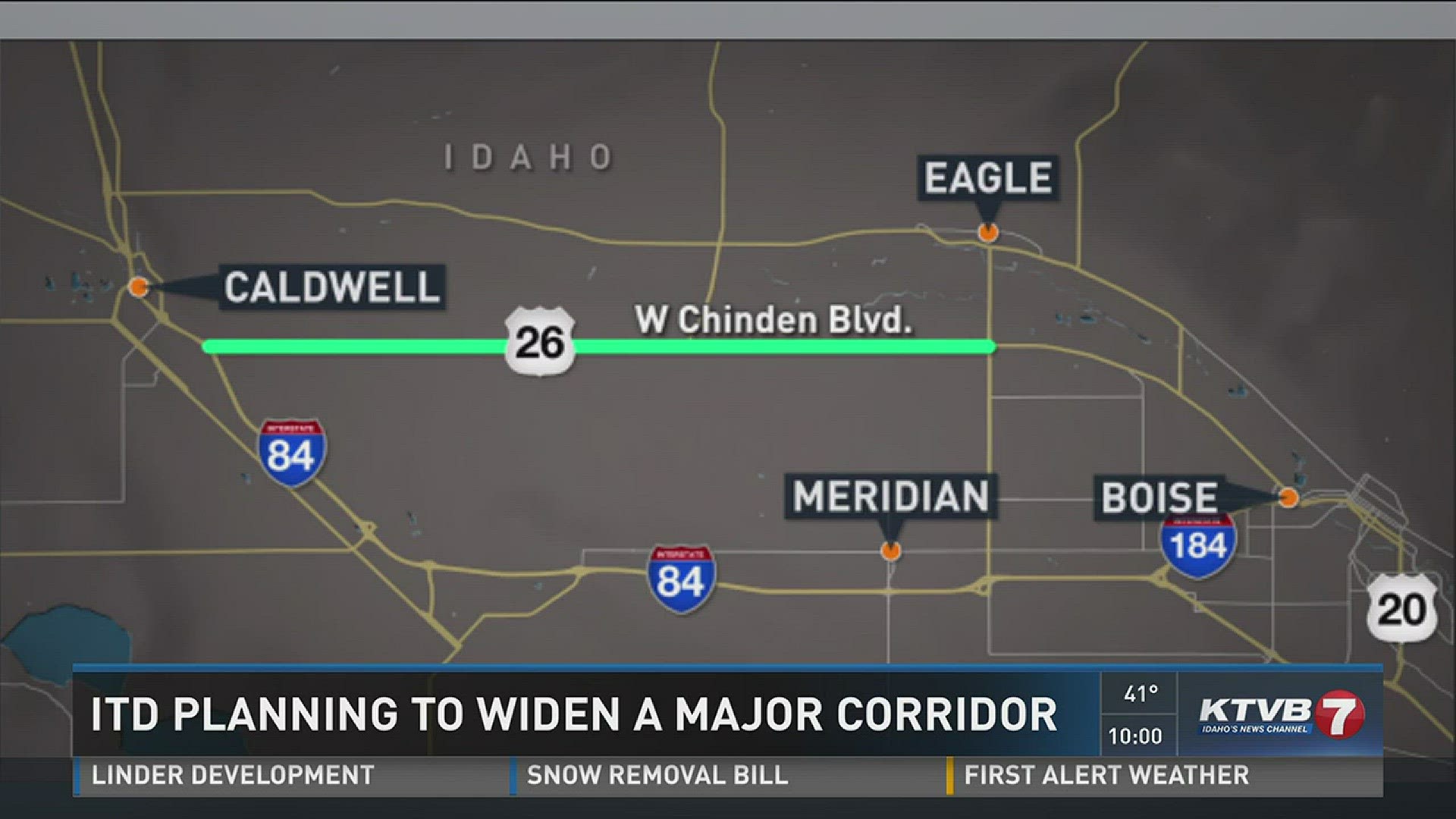 ITD planning to widen major corridor | ktvb.com