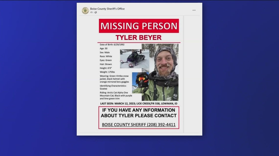Forest Service employee missing after snowmobile ride northeast of ...