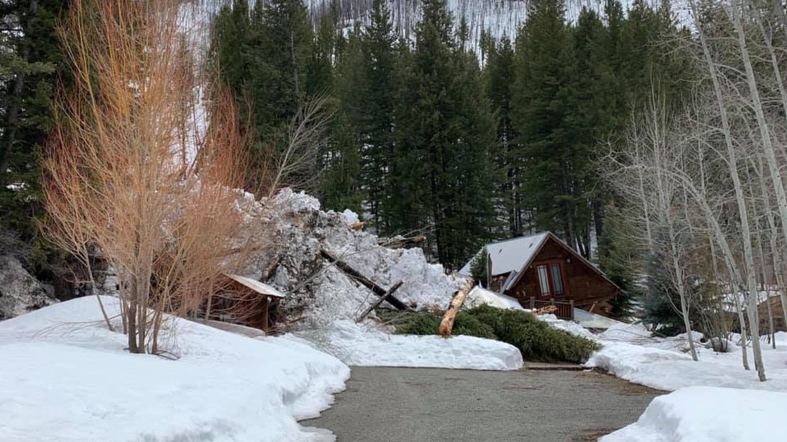 Multiple avalanches severely damage homes near Ketchum | ktvb.com