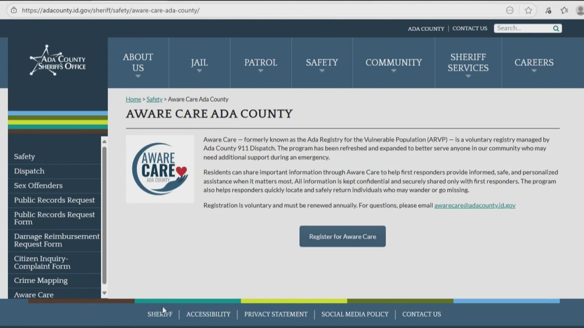 Ada County expands emergency registry to reach more residents | ktvb.com
