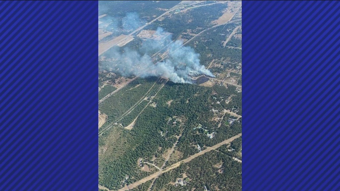 Fire in Athol burning dangerously close to homes | ktvb.com
