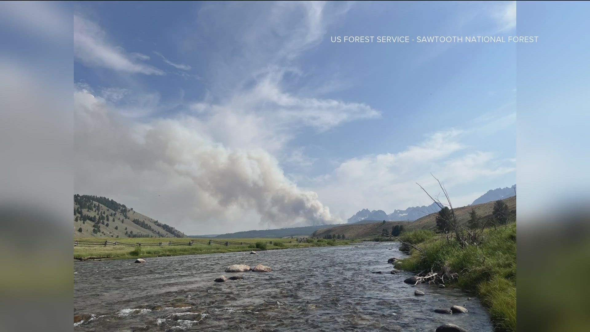 Wildfire burning near Redfish Lake grows to nearly 1,300 acres | ktvb.com