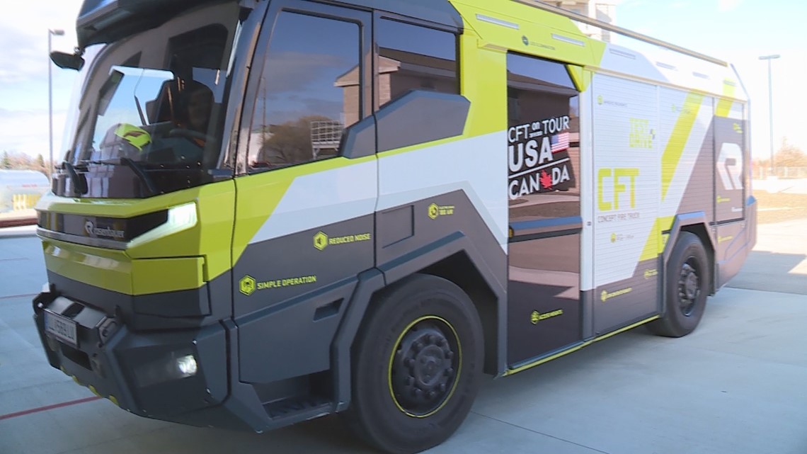 Boise Fire demonstrates sustainable electric fire engine | ktvb.com