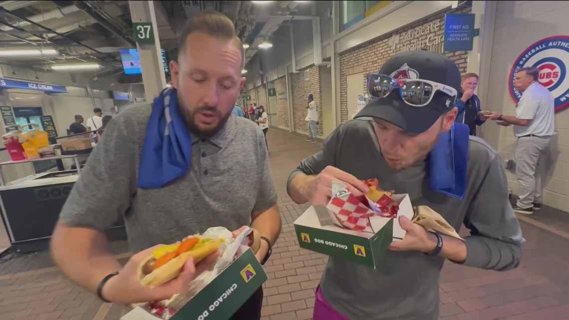 KTVB's sports team tries Chicago Cubs dogs ahead of Boise State vs ...
